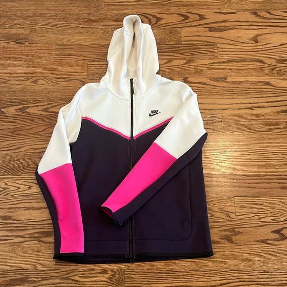 Nike | Jackets & Coats | Purple Pink Nike Tech | Poshmark